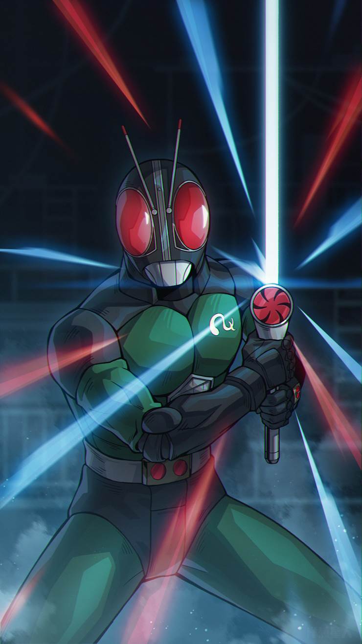 童年情怀op燃ed深情，《假面骑士BLACK RX》pixiv同人美图 | BoBoPic