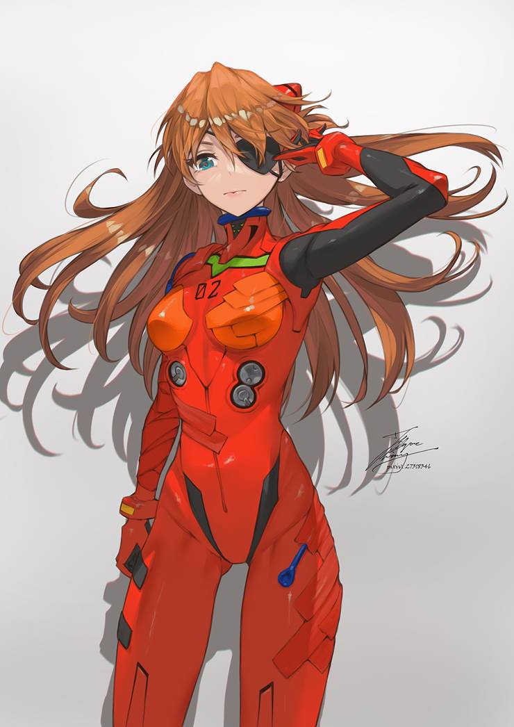 アスカ Q|Fadingz（ふわチーズ）的新世纪福音战士EVA插画图片 | BoBoPic