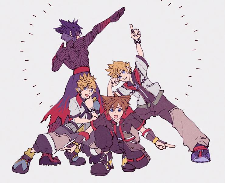 Kingdom Hearts|插画师こんにちは的《王国之心》插画图片 | BoBoPic