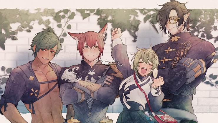 【ff14】任务总结3|插画师ばる的最终幻想FF14插画图片 | BoBoPic