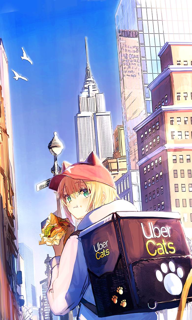 Uber Cats|ツバメノ的Pixiv风景壁纸插画图片 | BoBoPic