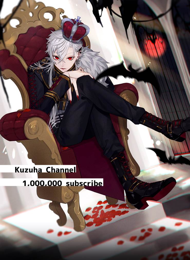 Vampire Vtuber|藤ノ露息的彩虹社虚拟主播插画图片 | BoBoPic