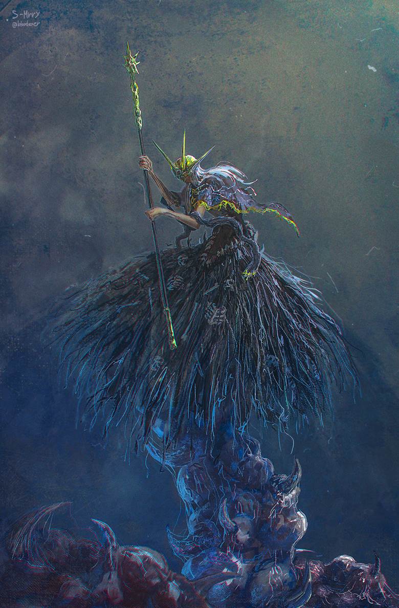 Aldrich 神喰らいのエルドリッチ|S-Mrry的《黑暗之魂3》Pixiv插画图片 | BoBoPic