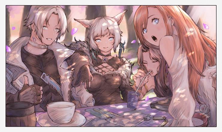 LightParty|插画师Gusty10rk的最终幻想FF14插画图片 | BoBoPic