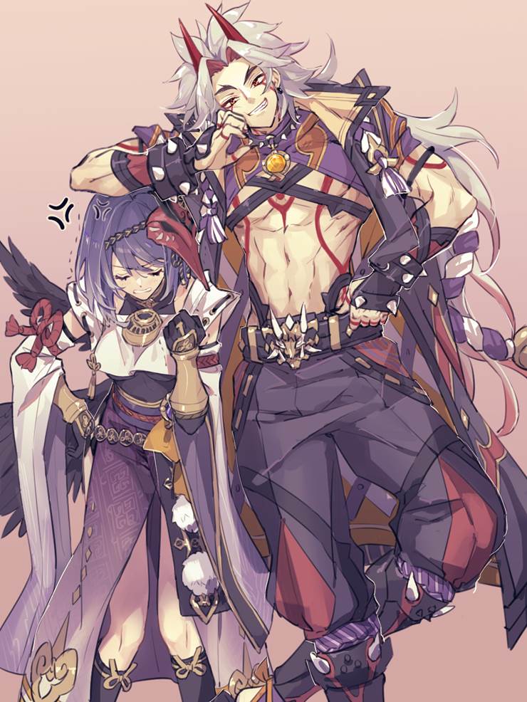 留言板上的内容很可爱... ..|插画师YOCO_N的荒泷一斗插画图片 | BoBoPic