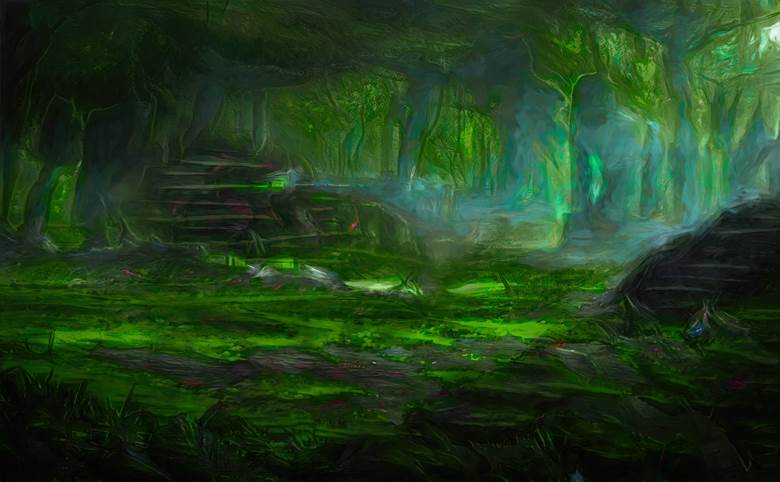 墓所への秘密通路|sawsan的Pixiv风景壁纸插画图片 | BoBoPic