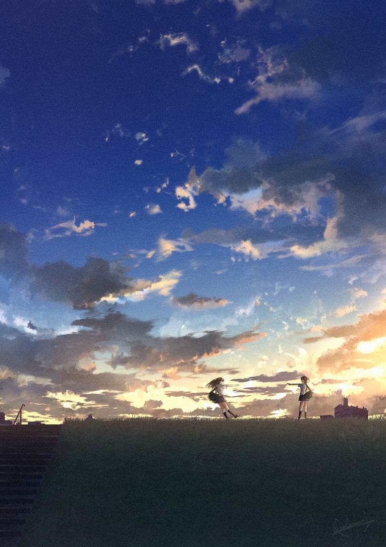 とある夏の日3 ナミヅクリnamizukuri的pixiv风景壁纸插画图片 Bobopic