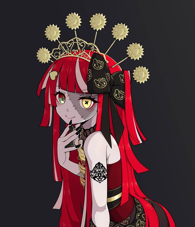 virtual YouTuber,Hololive,Kureiji Ollie, - Unexist'illustration - PixivBox