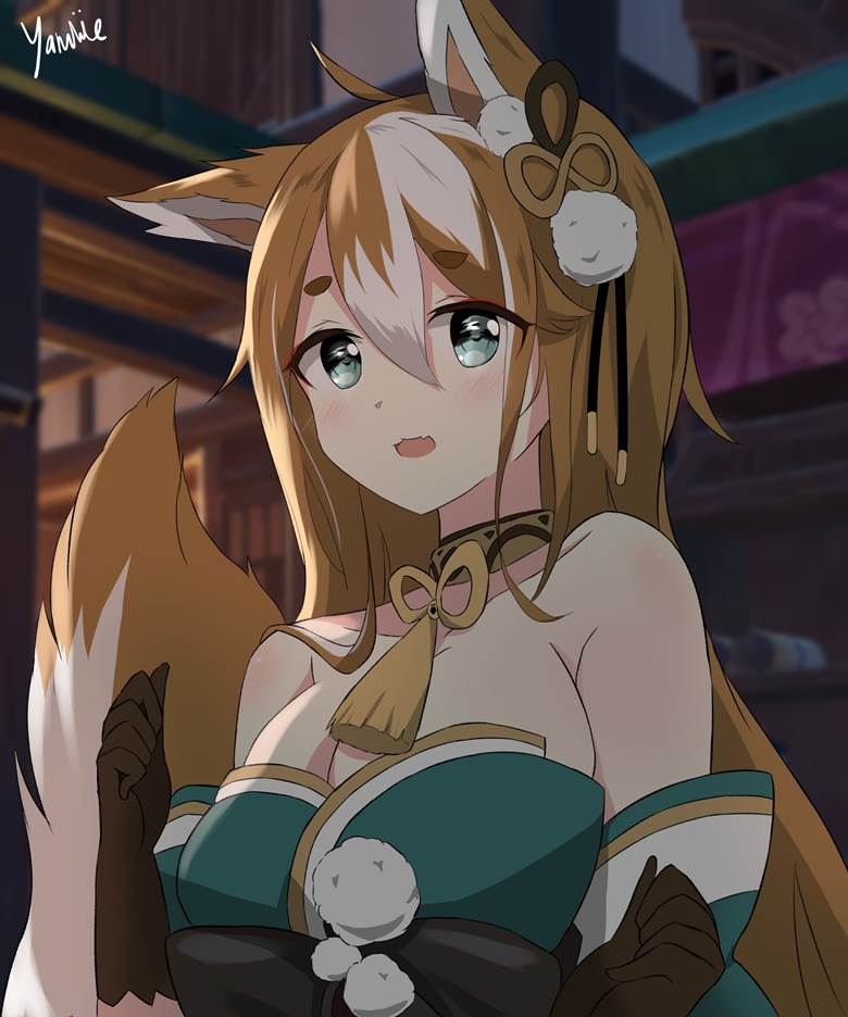 希娜 Hina|插画师Yamiie的原神希娜插画图片 | BoBoPic