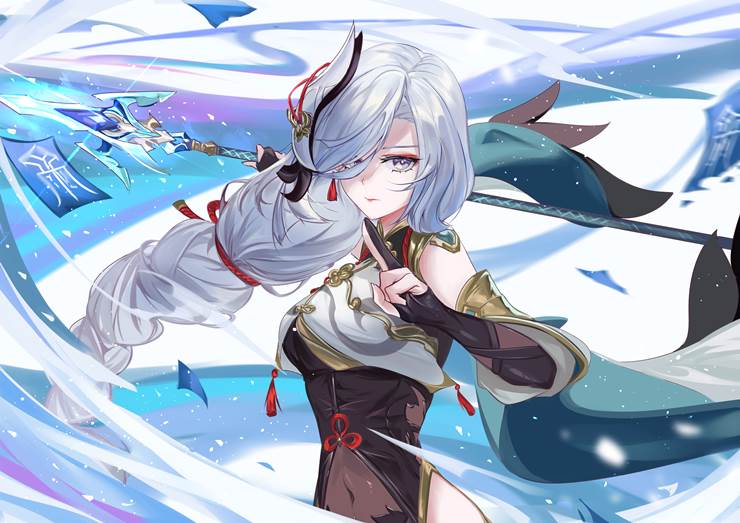 原神|插画师Vardan的申鹤插画图片 | BoBoPic