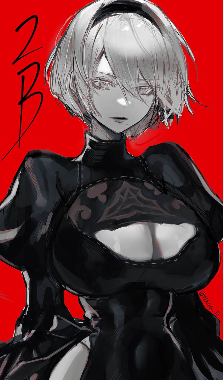 2B|插画师Nangz1的尤尔哈2号B型插画图片 | BoBoPic