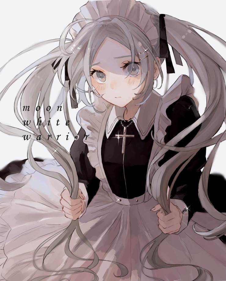 Maid|插画师熊谷ユカ的双马尾女仆插画图片 | BoBoPic