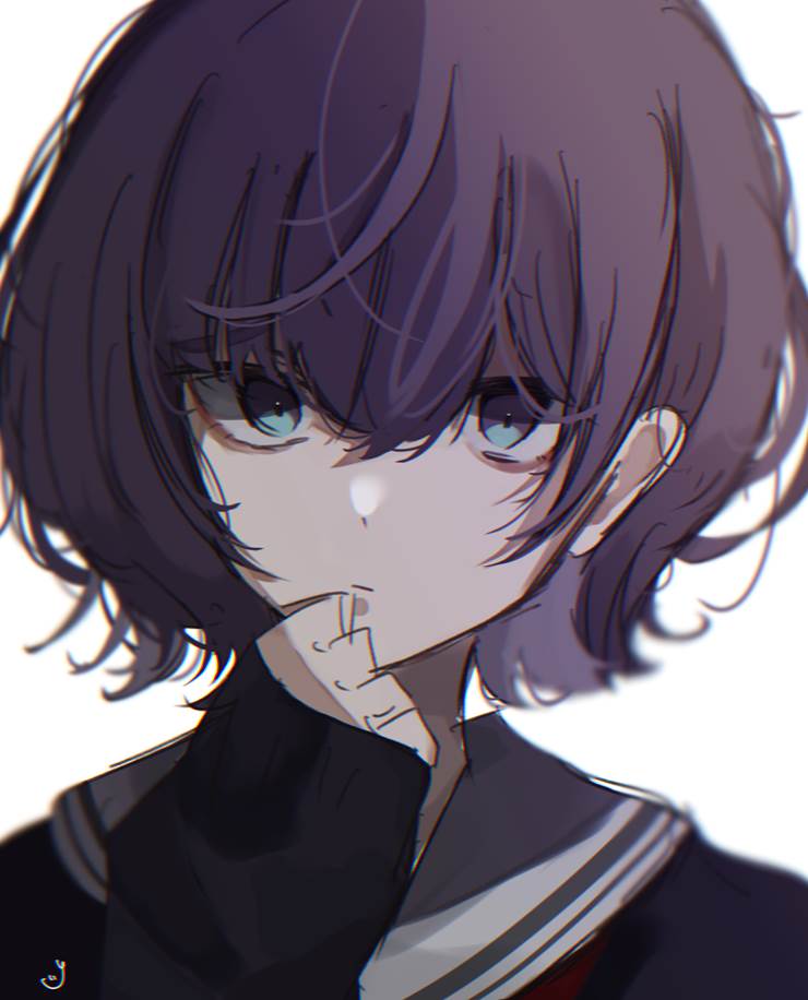 25时，在夜之电台|插画师るびうむ的朝比奈真冬插画图片 | BoBoPic