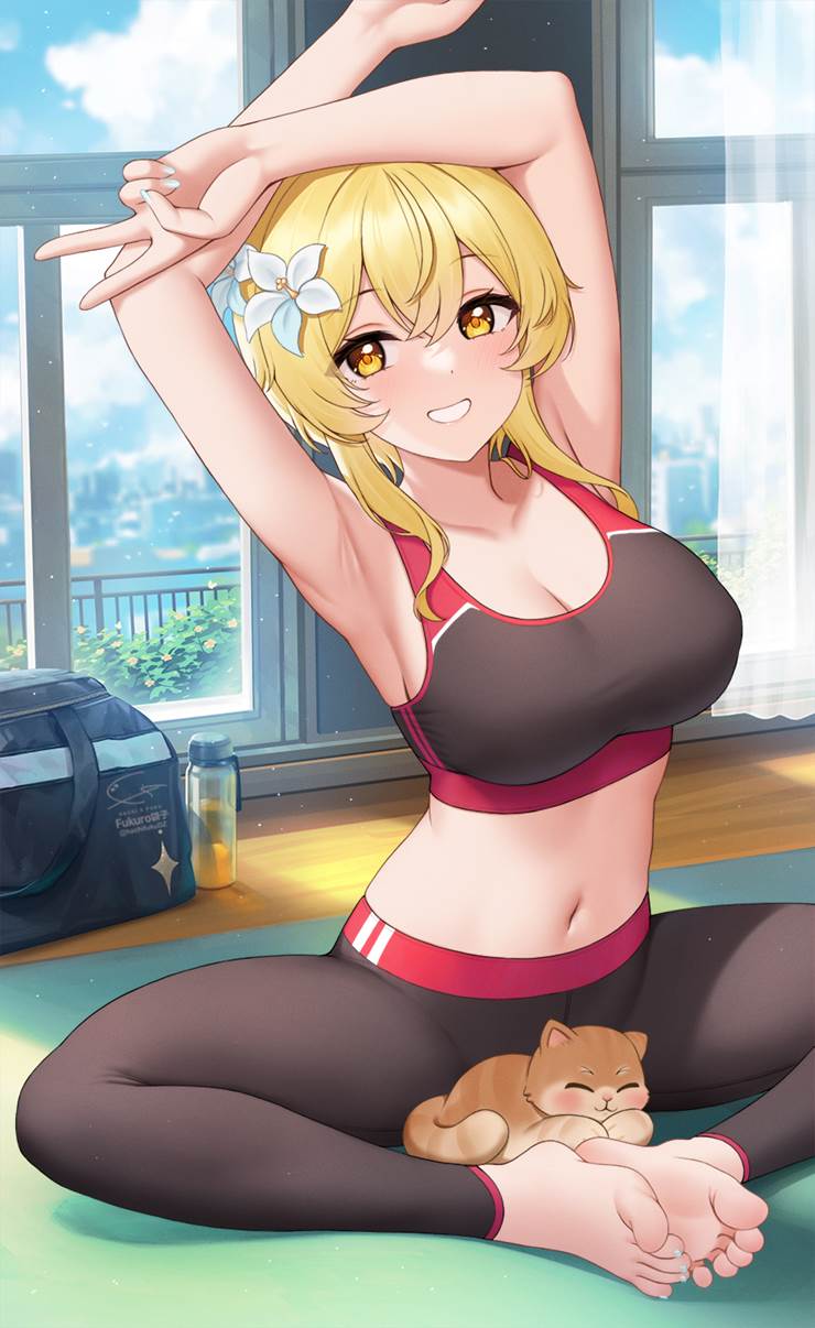 V|插画师Fukuro袋子的荧插画图片 | BoBoPic