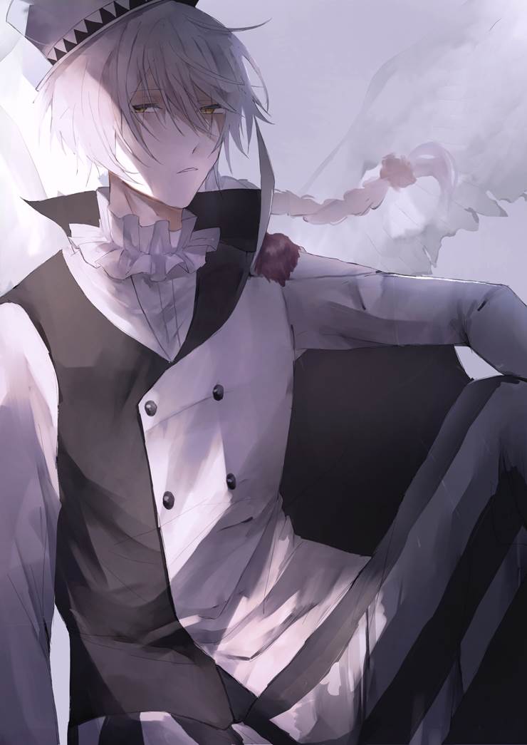 文字链 log 3|插画师茧的《文豪野犬》果戈里插画图片 | BoBoPic