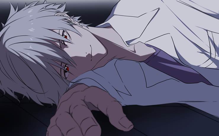 我是来见你的|插画师もち的EVA渚薰插画图片 | BoBoPic