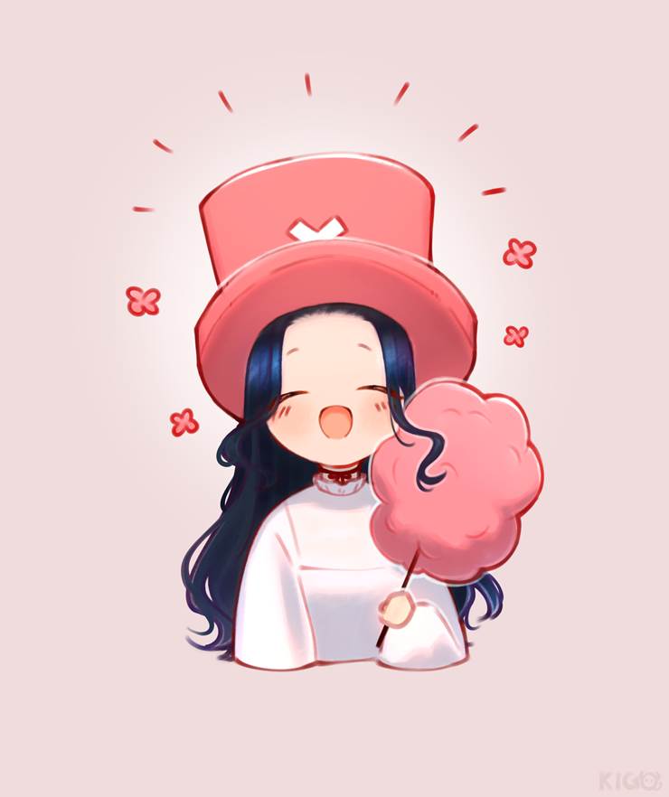 Cotton Candy|P站妮可·罗宾图片，尺寸:2600x3100 | BoBoPic