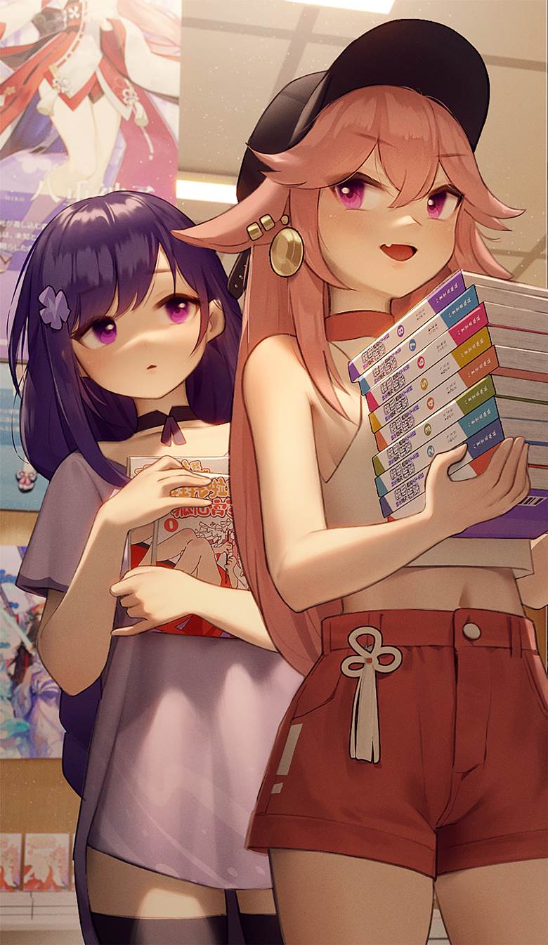 无题|插画师M2M的八重神子原神插画图片 | BoBoPic