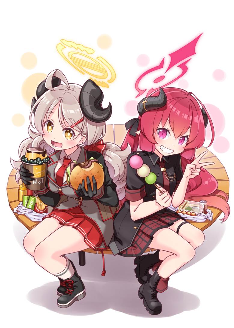 碧蓝档案,Izumi Shishido,Akashi Junko,Blue Archive 1000+ bookmarks, - はらだ'illustration - PixivBox