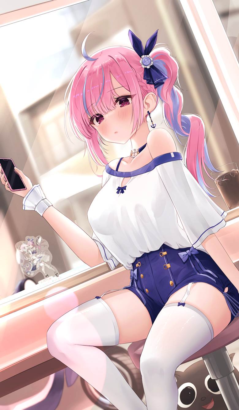 啊啊啊！|插画师DARAN9的凑阿库娅插画图片 | BoBoPic