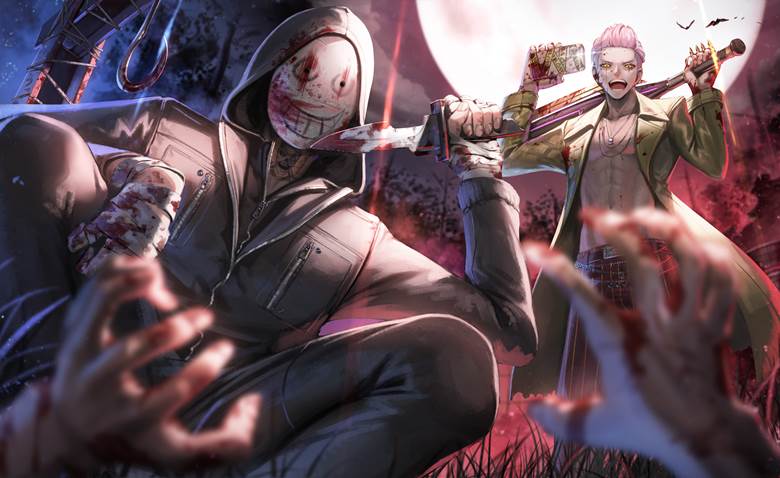 Dbd 移动版发布纪念插图|插画师スライム的《黎明杀机》插画图片 | BoBoPic