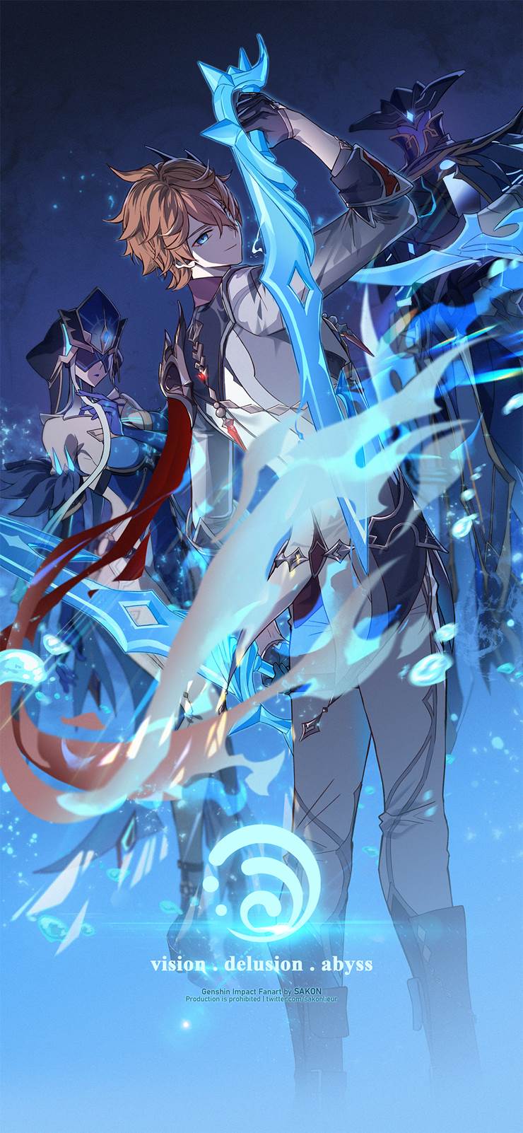 插画师Sakon04的达达利亚插画图片 | BoBoPic