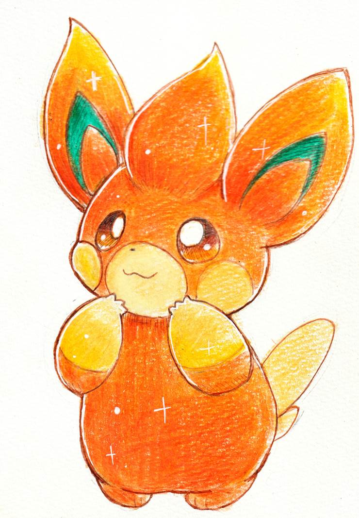 パモちゃん|插画师オーガ的宝可梦SV布拨插画图片 | BoBoPic