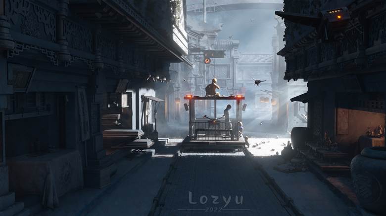 wallpaper,scenery,original works,National Style, - Lozyu'illustration - PixivBox