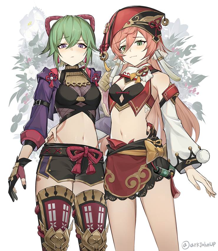 BellyDuo|插画师aj^的少女极好的腹部插画图片 | BoBoPic