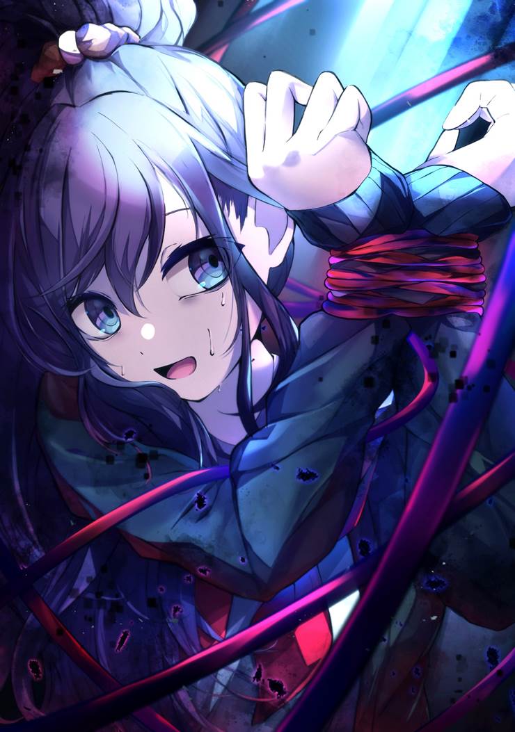 25时，在夜之电台|插画师ハリー的朝比奈真冬插画图片 | BoBoPic