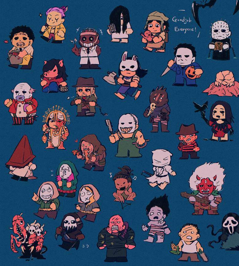 |插画师Min的《黎明杀机》插画图片 | BoBoPic