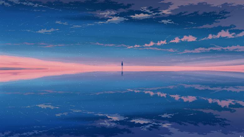 alone|插画师K.Hati的风景插画图片 | BoBoPic