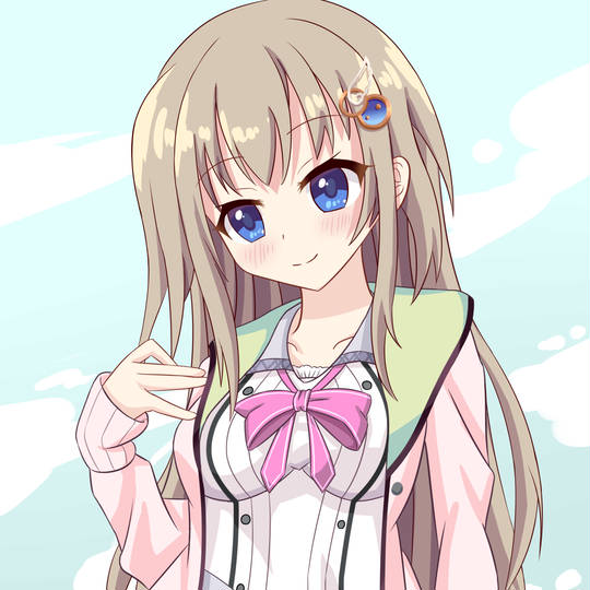 冒险游戏《9-nine-》角色九条都可爱头像图片 | BoBoPic