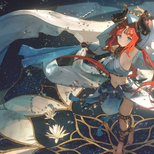 舞姿娉婷的原神妮露（Nilou）头像图片 | BoBoPic