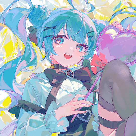 初音未来（Hatsune Miku）可爱头像图片，一起看看吧 | BoBoPic