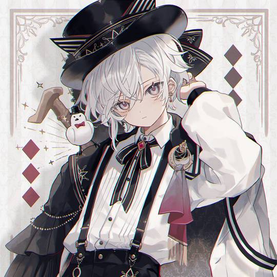 白色头发的少年可爱头像图片，一起看看吧 | BoBoPic