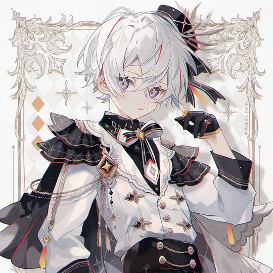 白色头发的少年可爱头像图片，一起看看吧 | BoBoPic