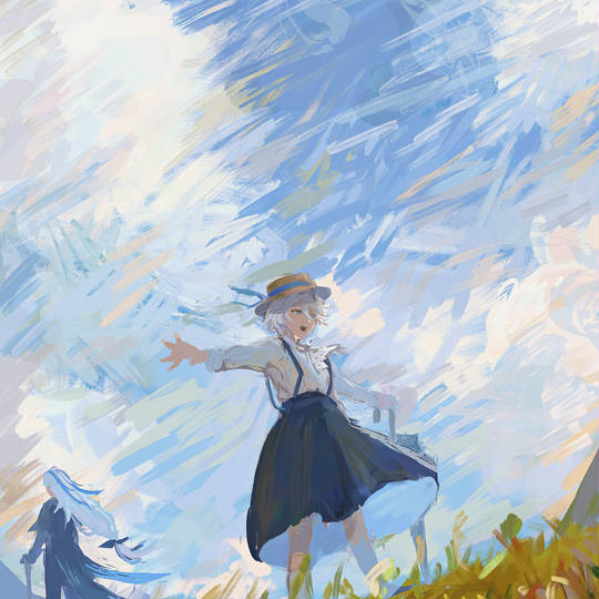 芙宁娜与那维莱特在一起的甜美头像图片 | BoBoPic