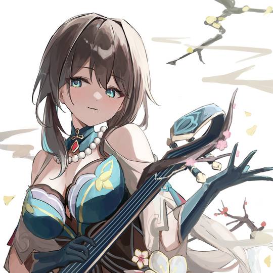 1.6T0级的崩铁阮梅头像图片，谁能抵挡住这个旗袍加美腿 | BoBoPic