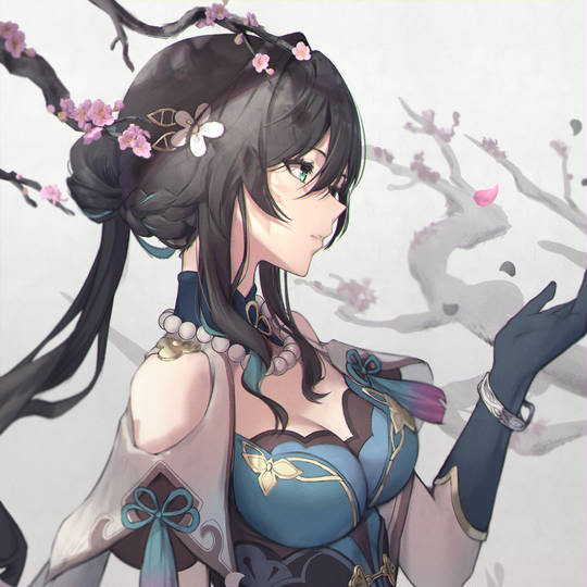 1.6T0级的崩铁阮梅头像图片，谁能抵挡住这个旗袍加美腿 | BoBoPic