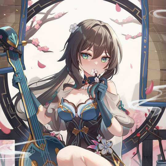 1.6T0级的崩铁阮梅头像图片，谁能抵挡住这个旗袍加美腿 | BoBoPic