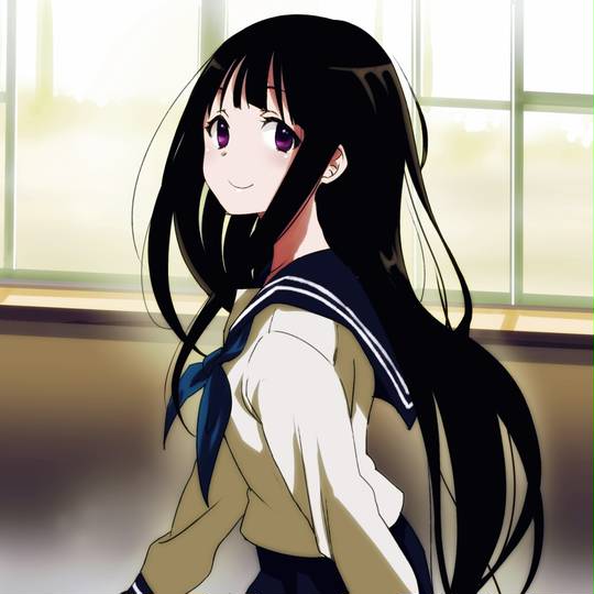 《冰菓》千反田爱瑠超清头像图片 | BoBoPic