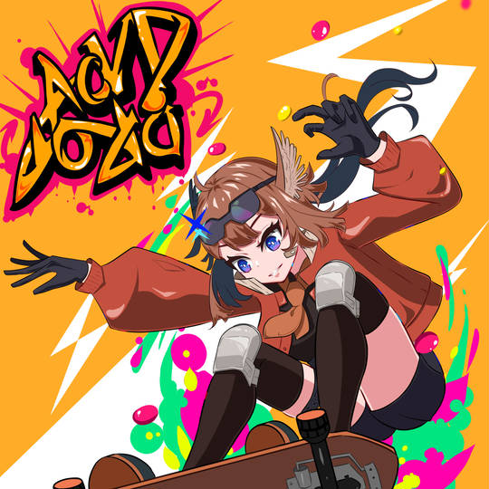 明日方舟酸糖头像图片，主打墨镜、呆毛、M形刘海 | BoBoPic