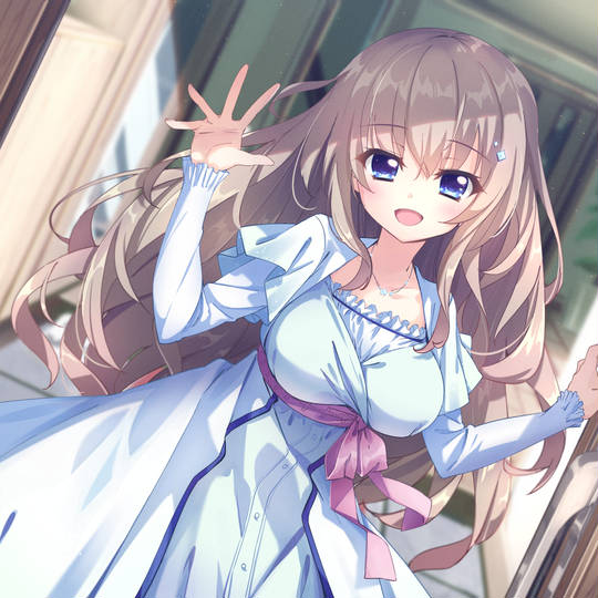 冒险游戏《9-nine-》角色九条都可爱头像图片 | BoBoPic