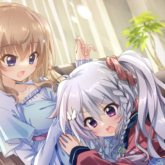 冒险游戏《9-nine-》角色九条都可爱头像图片 | BoBoPic